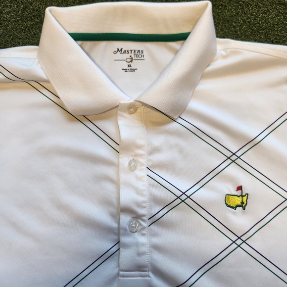 Masters Tech | Shirts | Mens Official Masters Tech Golf Polo Size Xl ...
